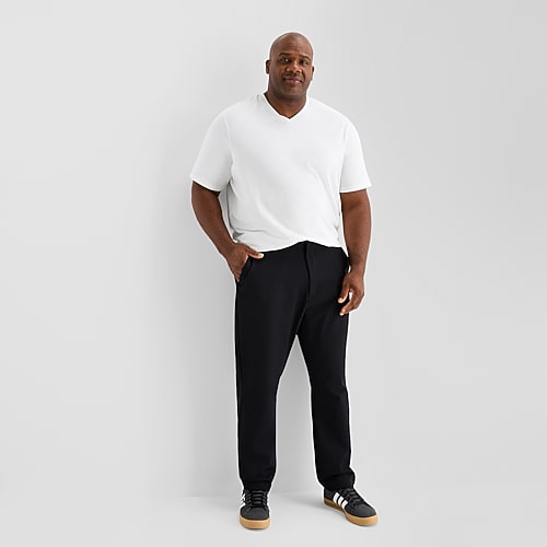 Click here for Stylus Mens Slim Fit Big and Tall Flat Front Pant... prices