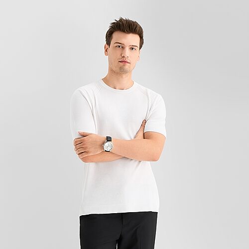 Click here for J. Ferrar Solid Mens Crew Neck Short Sleeve Pullov... prices