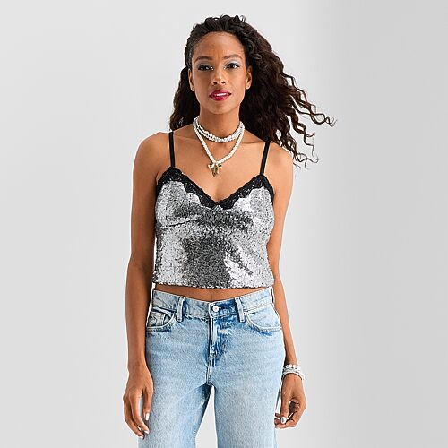 Click here for Jingle Ball Womens Sweetheart Neck Sleeveless Cami... prices