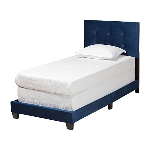 Click here for Caprice Wooden Panel Bed  One Size  Blue prices
