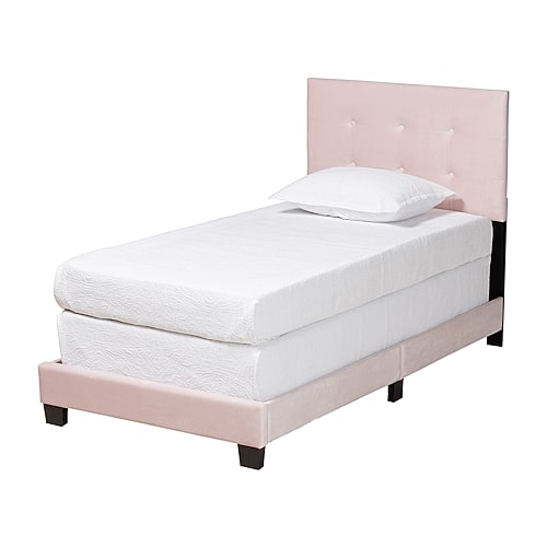 Click here for Caprice Wooden Panel Bed  One Size  Pink prices
