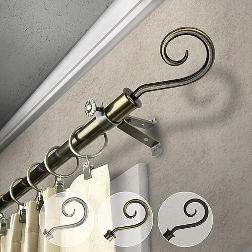 Click here for Rod Desyne 13/16 Adjustable Curtain Rod with Curl... prices