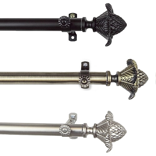 Click here for Rod Desyne 13/16 Adjustable Curtain Rod with Bloom... prices