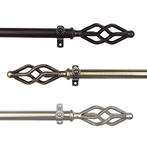 Click here for Rod Desyne 13/16 Adjustable Curtain Rod with Marqu... prices