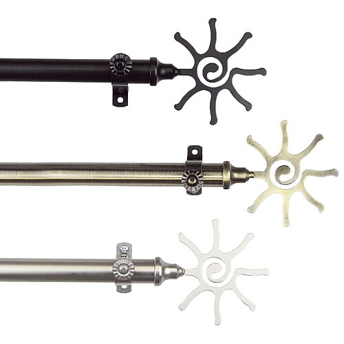 Click here for Rod Desyne 13/16 Adjustable Curtain Rod with Sun F... prices