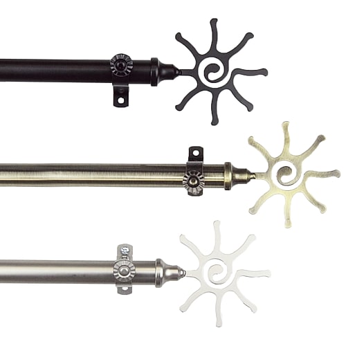 Click here for Rod Desyne 13/16 Adjustable Curtain Rod with Sun F... prices
