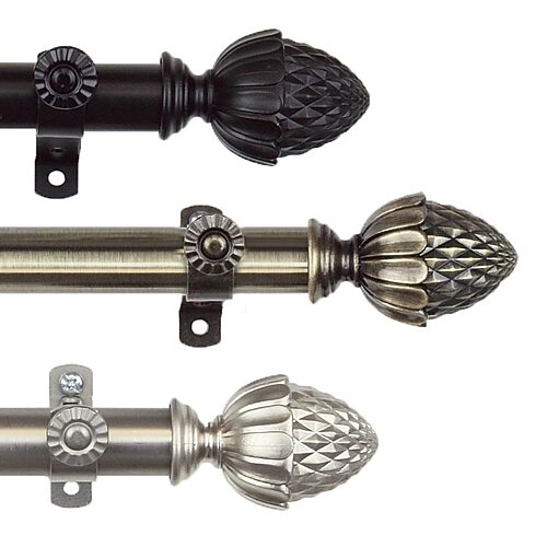 Click here for Rod Desyne 13/16 Adjustable Curtain Rod with Acorn... prices