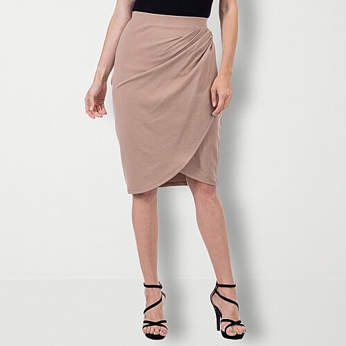 Click here for 24seven Comfort Apparel Womens Mid Rise Midi Penci... prices