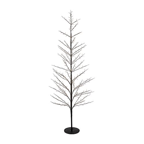 Click here for Northlight Matte Black White Led Lighted 7 Foot Pr... prices