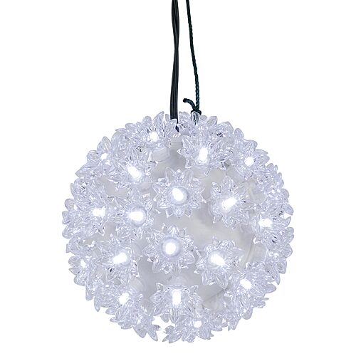 Northlight Led Starlight Sphere Hanging - 6-Inch - Pure White Lights - White