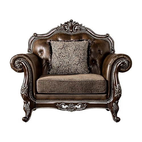 Click here for Furniture of America Somina Tufted Upholstered Win... prices