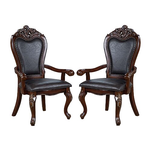 Click here for Furniture of America Auxun 2-pc. Upholstered Armch... prices