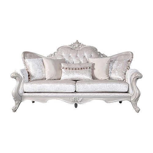 Click here for Furniture of America Raya Roll-Arm Sofa  One Size... prices