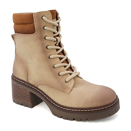 Click here for Yoki Womens Jolene-07 Stacked Heel Booties  8 Medi... prices