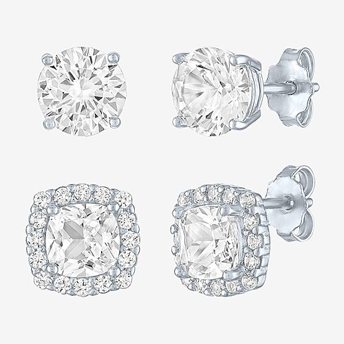 Click here for Yes  Please! Womens Lab Created White Sapphire Ste... prices