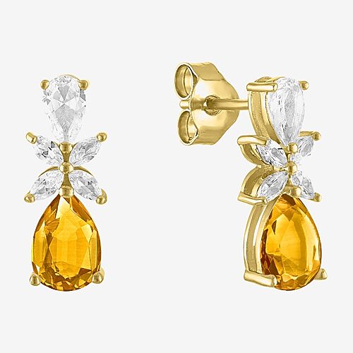 Click here for Gemstone Sterling Silver Pear Drop Earrings  One S... prices