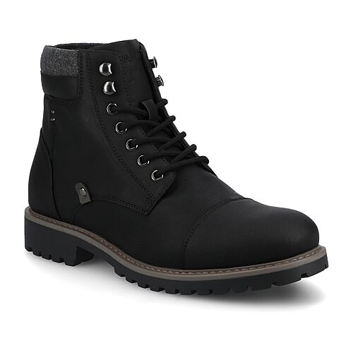 Click here for Vance Co. Mens Yukkon Round Toe Boots - Black prices