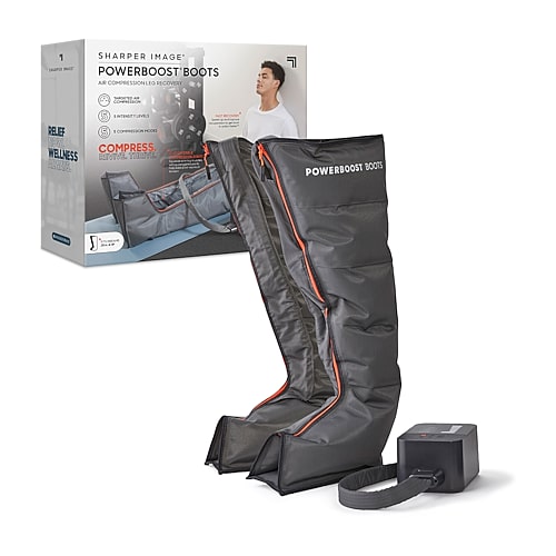 Click here for Sharper Image 26in. Powerboost Boots  One Size  Gr... prices
