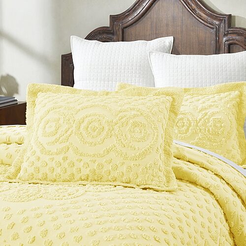 Click here for Better Trends Heirloom Pillow Sham  One Size  Yell... prices