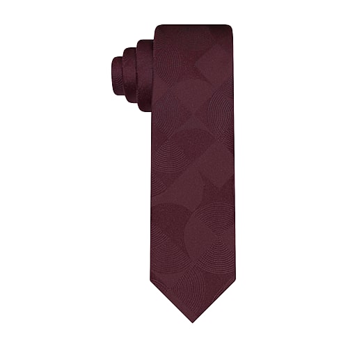 Click here for J. Ferrar Geometric Tie  One Size  Red prices