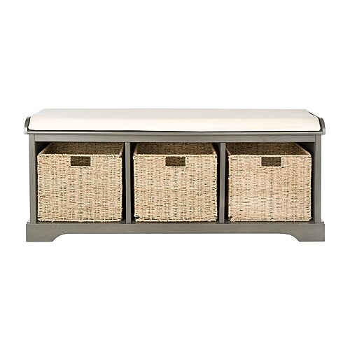 Click here for Lonan Storage Bench  One Size  Gray prices