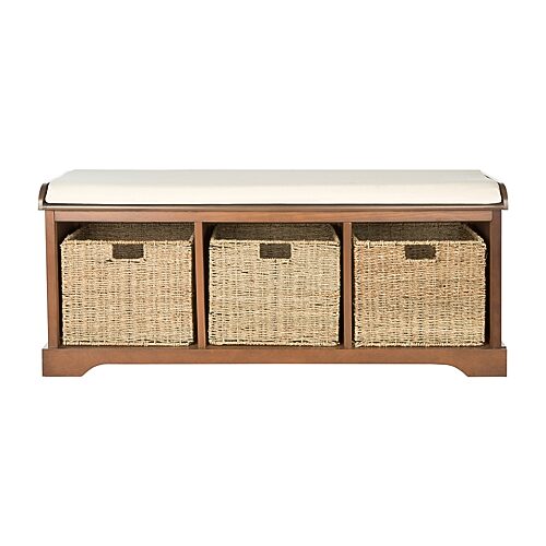 Click here for Lonan Storage Bench  One Size  Brown prices