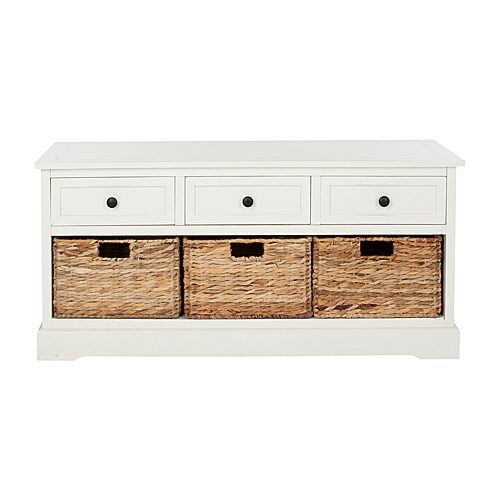 Click here for Damien Storage Bench  One Size  White prices