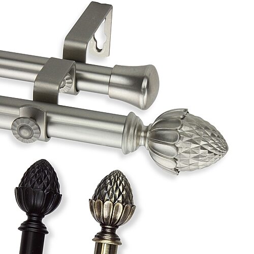 Click here for Rod Desyne Double 13/16 Adjustable Curtain Rod wit... prices