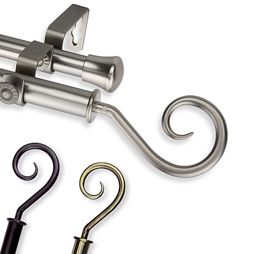 Click here for Rod Desyne Double 13/16 Adjustable Curtain Rod wit... prices