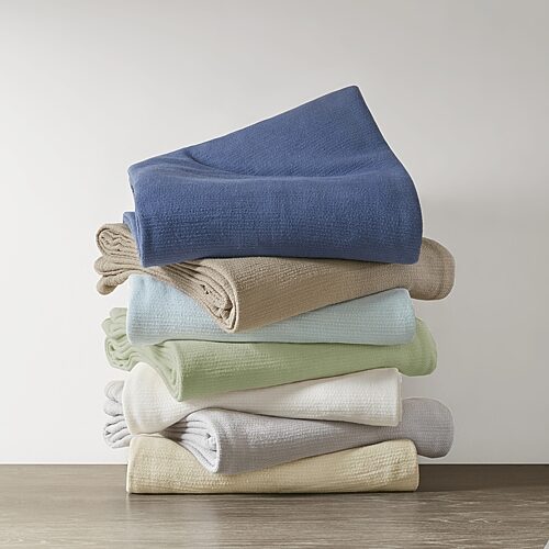 Click here for Madison Park Freshspun Basketweave 100 Cotton Blan... prices