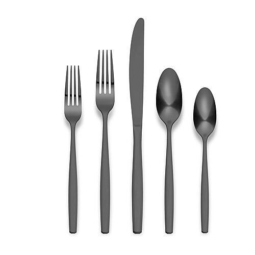 Click here for Ornative Amias 20-pc. Flatware Set  One Size  Blac... prices