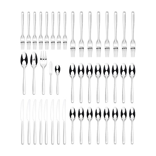 Click here for Ornative Eloise 45-pc. Flatware Set  One Size  Sil... prices