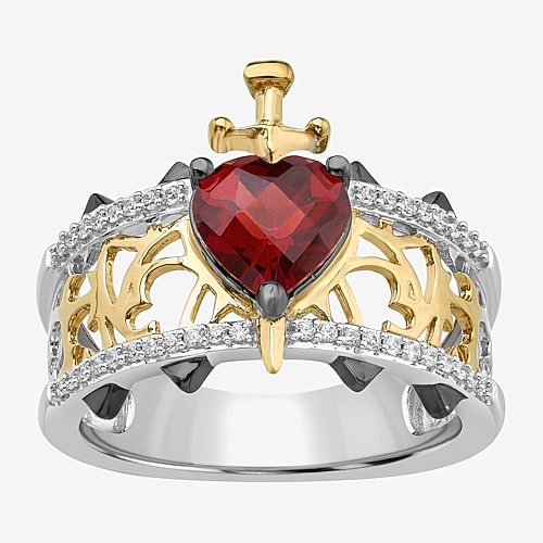 Click here for Enchanted Disney Fine Jewelry Womens 1/8 CT. T.W.... prices