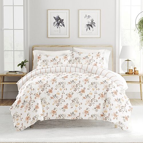 Click here for ienjoy Home Timeless Pattern Reversible 2-Pc. Duve... prices