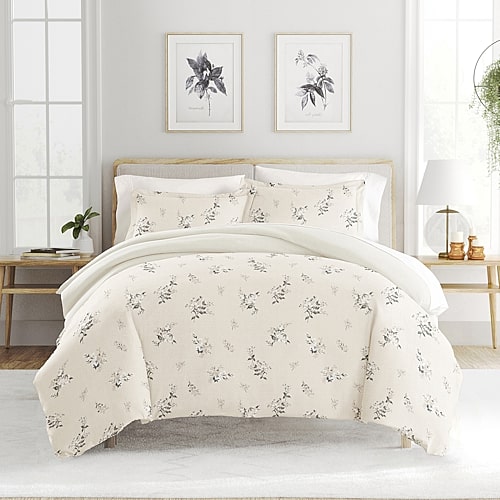 Click here for ienjoy Home Timeless Pattern Reversible 2-Pc. Duve... prices