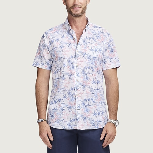 Click here for IZOD Dockside Chambray Mens Short Sleeve Regular F... prices