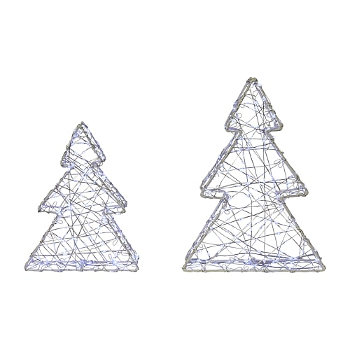 Click here for Northlight Led White Tree 2-pc. Christmas Tabletop... prices