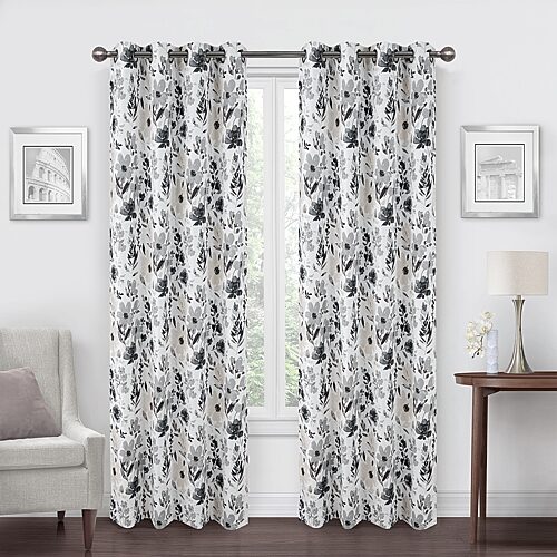 Click here for Regal Home Dimensions Floral Grommet Top Energy Sa... prices