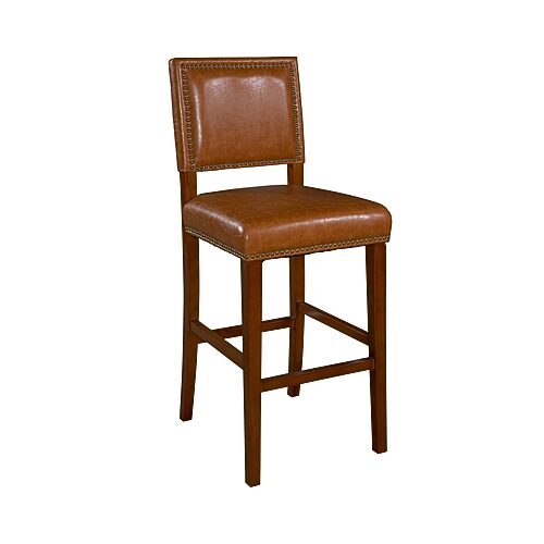 Click here for Archer Upholstered Barstool with Back  One Size  B... prices