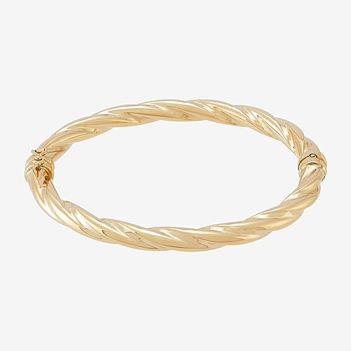 Click here for Made in Italy Womens 14K Gold Bangle Bracelet  One... prices