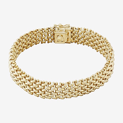 Click here for Made in Italy Womens 14K Gold Solid 7.5 Inch Link... prices