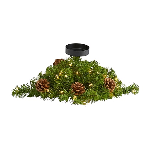 Click here for Nearly Natural 16in. 35 Lights And Pine Cones Ligh... prices