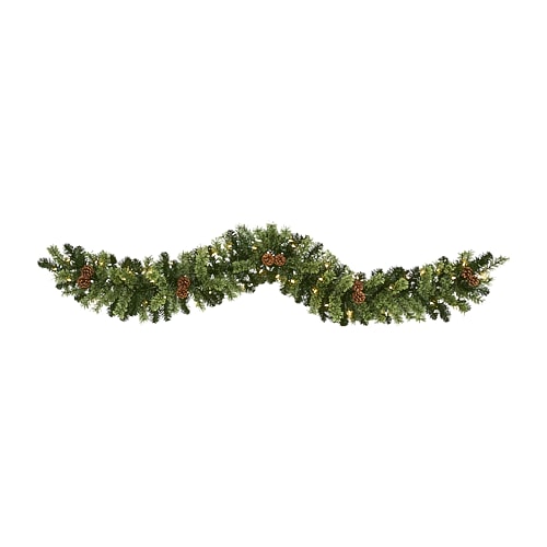 Click here for Nearly Natural 6ft. 50 Clear Led Lights And Pine C... prices