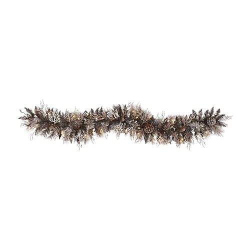 Click here for Nearly Natural 6ft. 50 White Warm Led Lights And P... prices