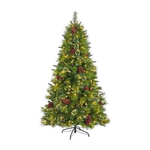 Click here for Nearly Natural 6 Foot Mixed Pine With Pine Cones A... prices