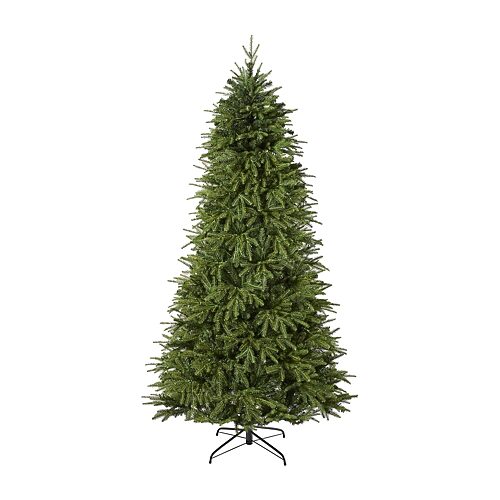 Vancouver Fir Natural Look Artificial Christmas Tree with Lights and Bendable Branches  96 - Green