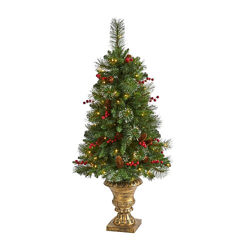 Click here for Nearly Natural 4 Foot Pine In Decorative Urn With... prices