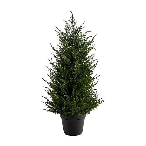 Click here for Nearly Natural 18in. Cedar With Led Lights Uv Resi... prices