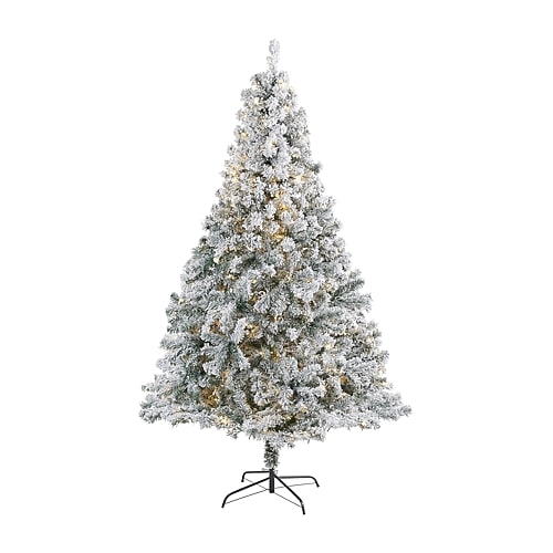 Click here for Nearly Natural 7 Foot Rock Springs Flocked Spruce... prices