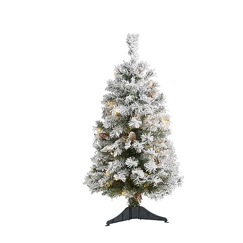 Click here for Nearly Natural 3 Foot Flocked White River Mountain... prices